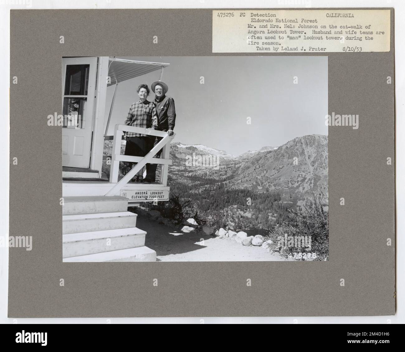 Fire Control: Lookouts - California. Photographs Relating to National ...