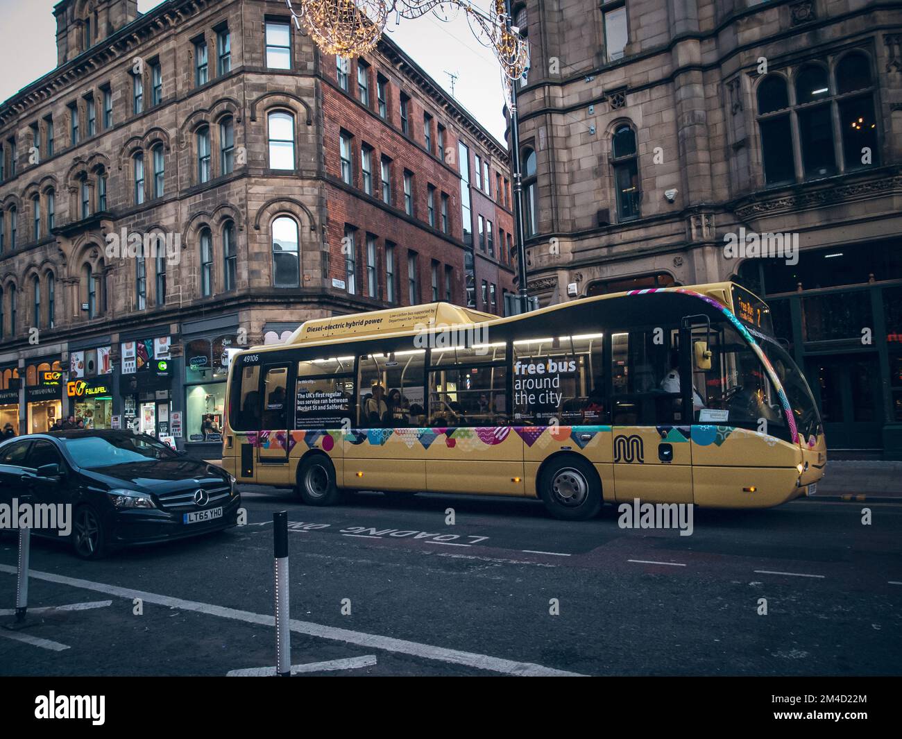 Manchester free bus hi-res stock photography and images - Alamy