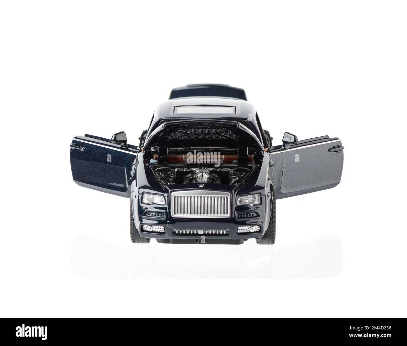 December 18, 2022, Moscow, Russia: Front view of a luxury car model ...