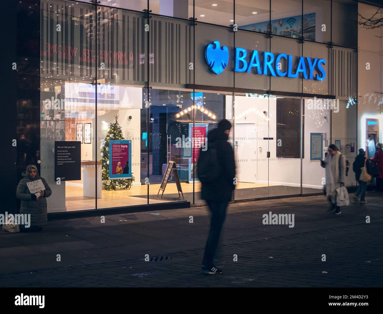 Barclays banks in Manchester Stock Photo - Alamy