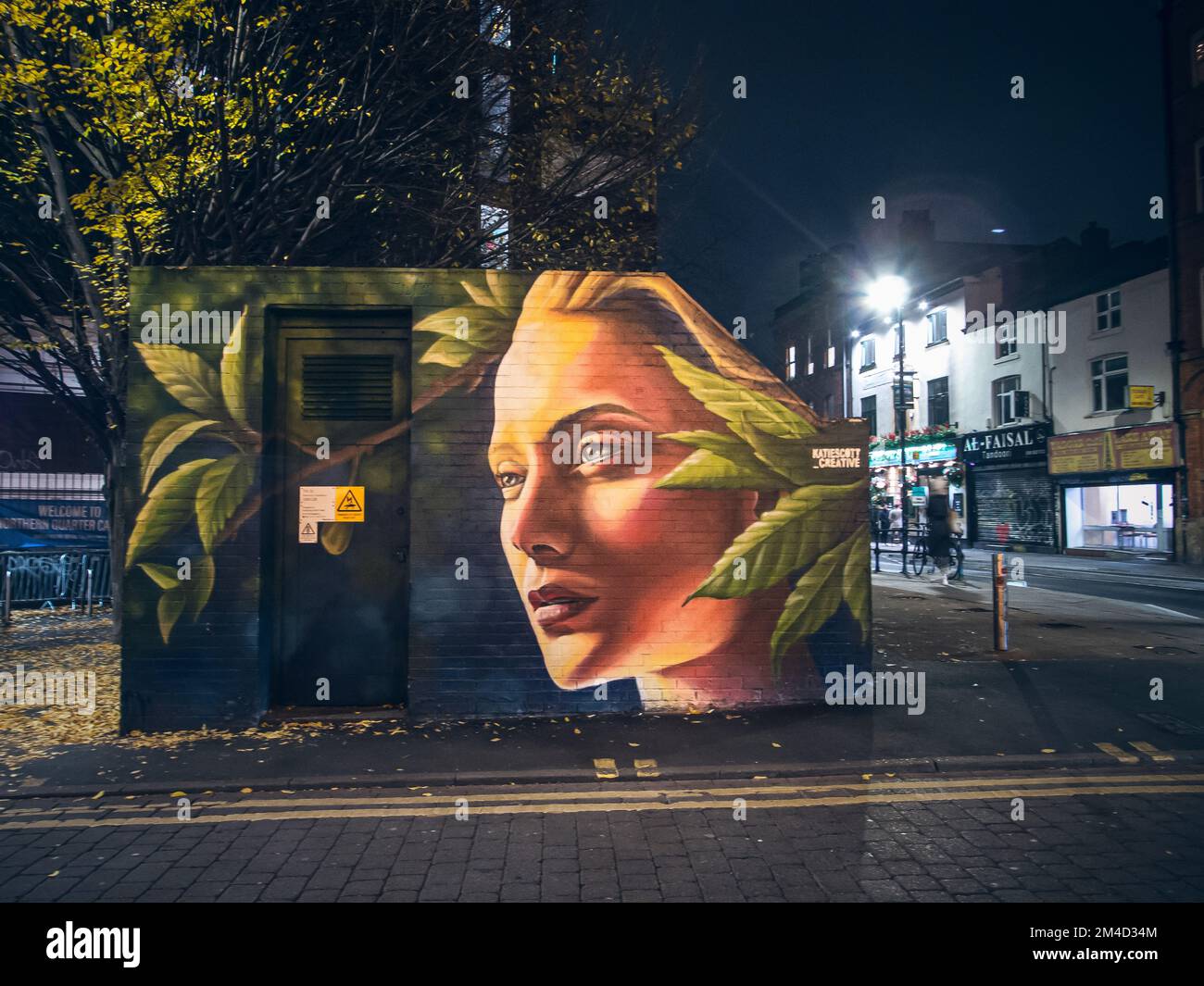Graffiti on the streets of Manchester Stock Photo - Alamy