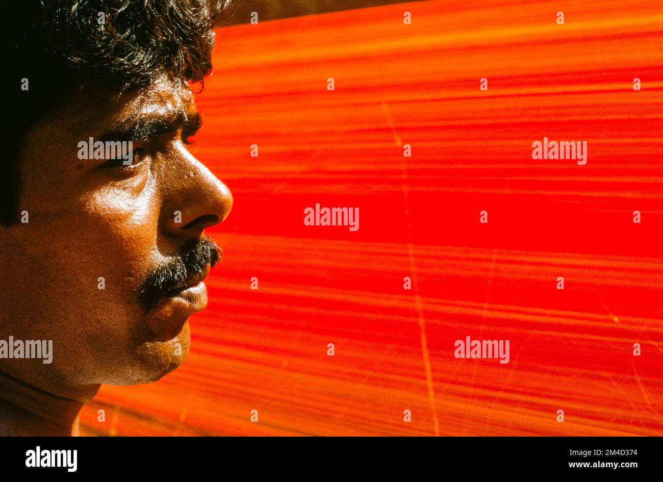 Labor dying threads for industrial use Stock Photo - Alamy