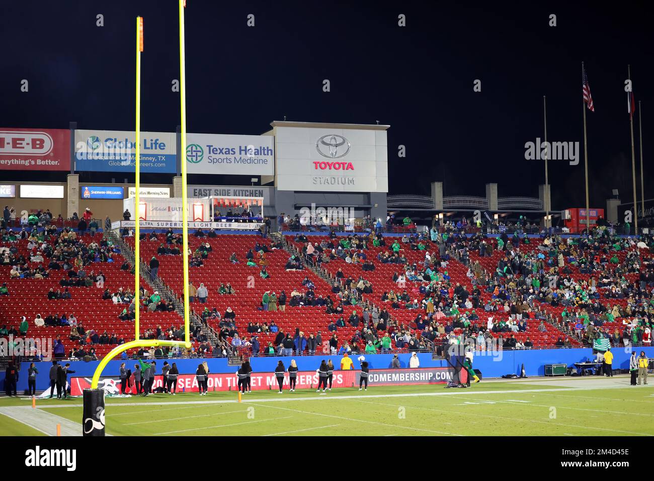Toyota Stadium during halftime of the 2022 Frisco Bowl college football ...
