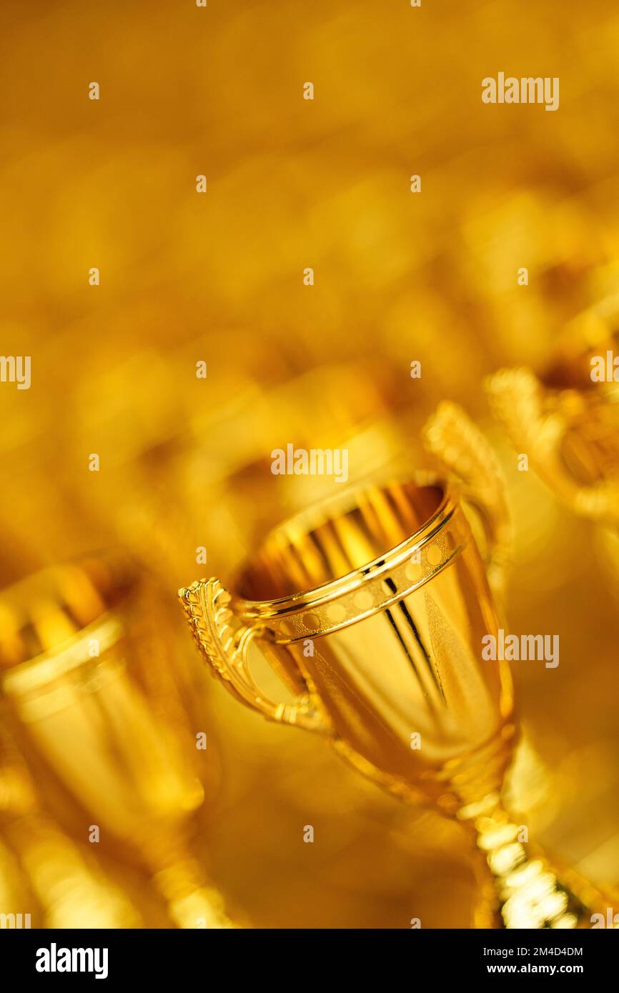 Celebration winners cups hi-res stock photography and images - Alamy