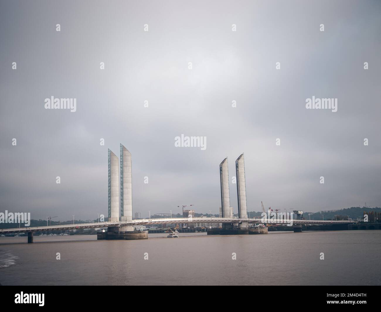The Pont Jacques Chaban Delmas in Bordeaux Stock Photo - Alamy