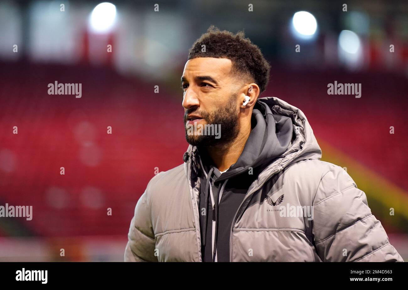 Rangers' Connor Goldson ahead of the cinch Premiership match at ...