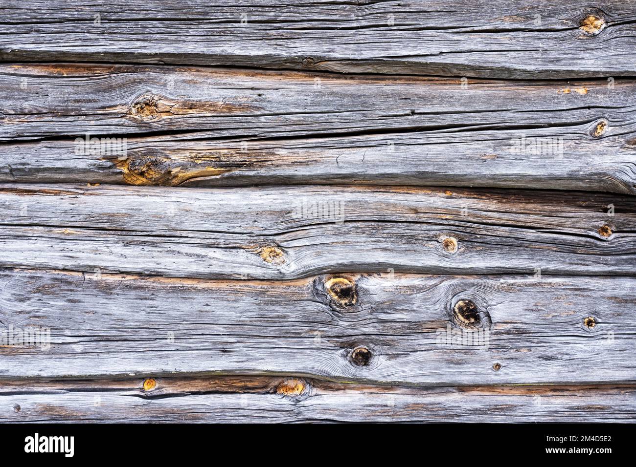 Aged wooden barn beam background with rustic grey wood in Northern ...