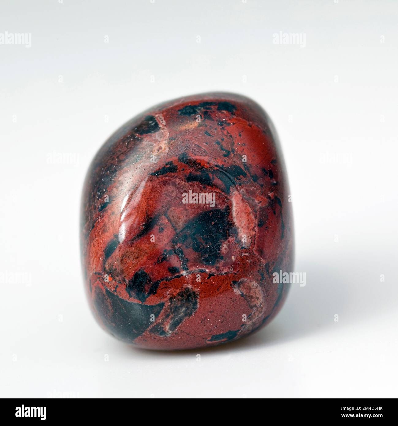 Macro close up colour photograph of Youngite a semi precious crystal ...