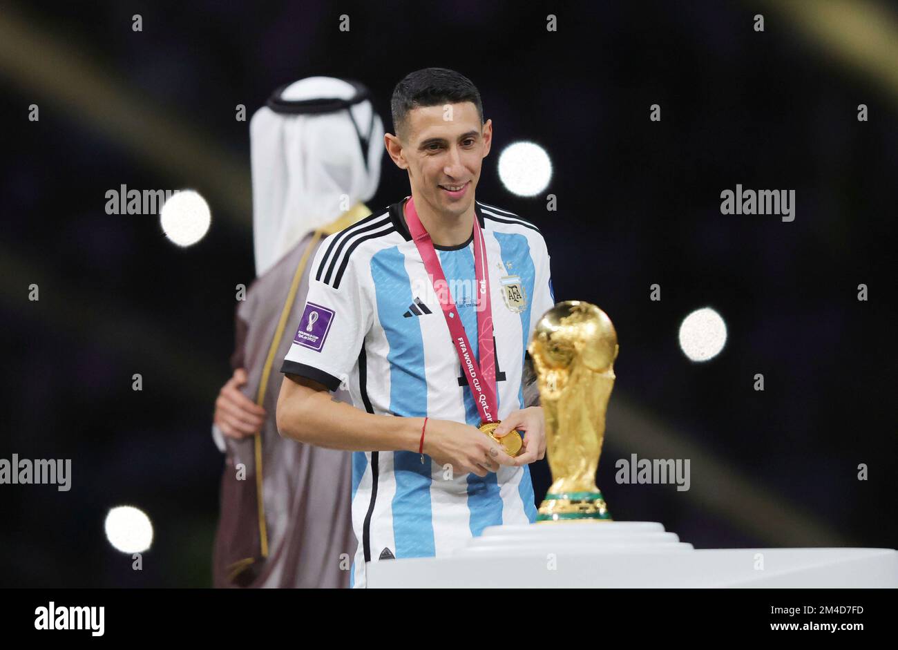 World cup trophy di maria hi-res stock photography and images - Alamy