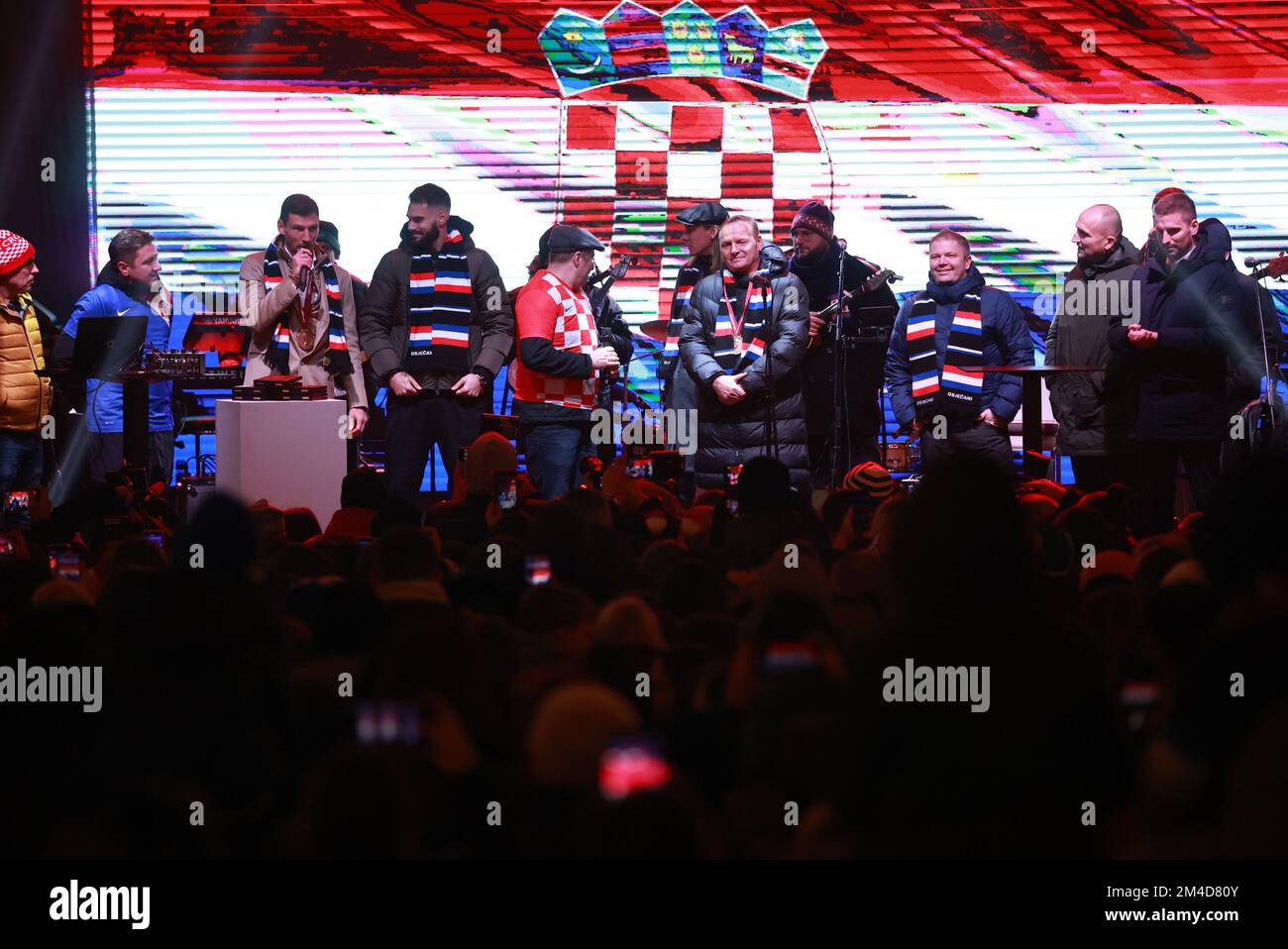 Welcome ceremony for the Croatian national team players Domagoj Vida ...