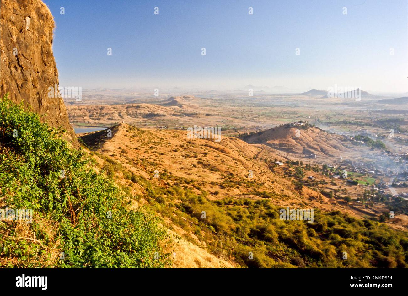 The hills above Trmbak are the place of the source of the holy river ...