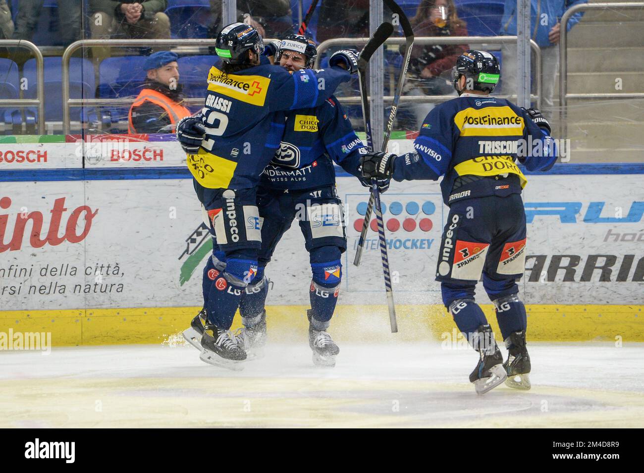 20.12.2022, Ambri, Gottardo Arena, NL: HC Ambri-Piotta - EV Zug, #7 ...