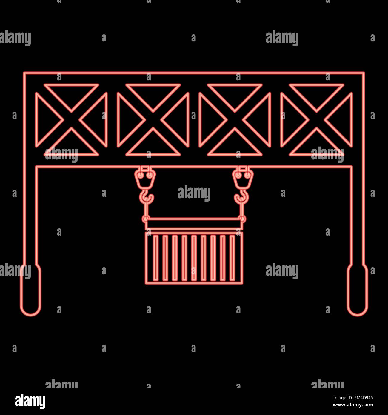Movable gantry Stock Vector Images - Alamy