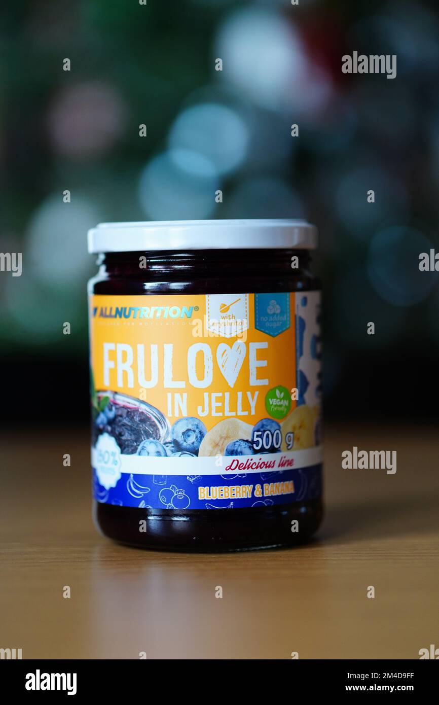 a Allnutrition Frulove brand Jelly sweet fruit marmalade without added ...