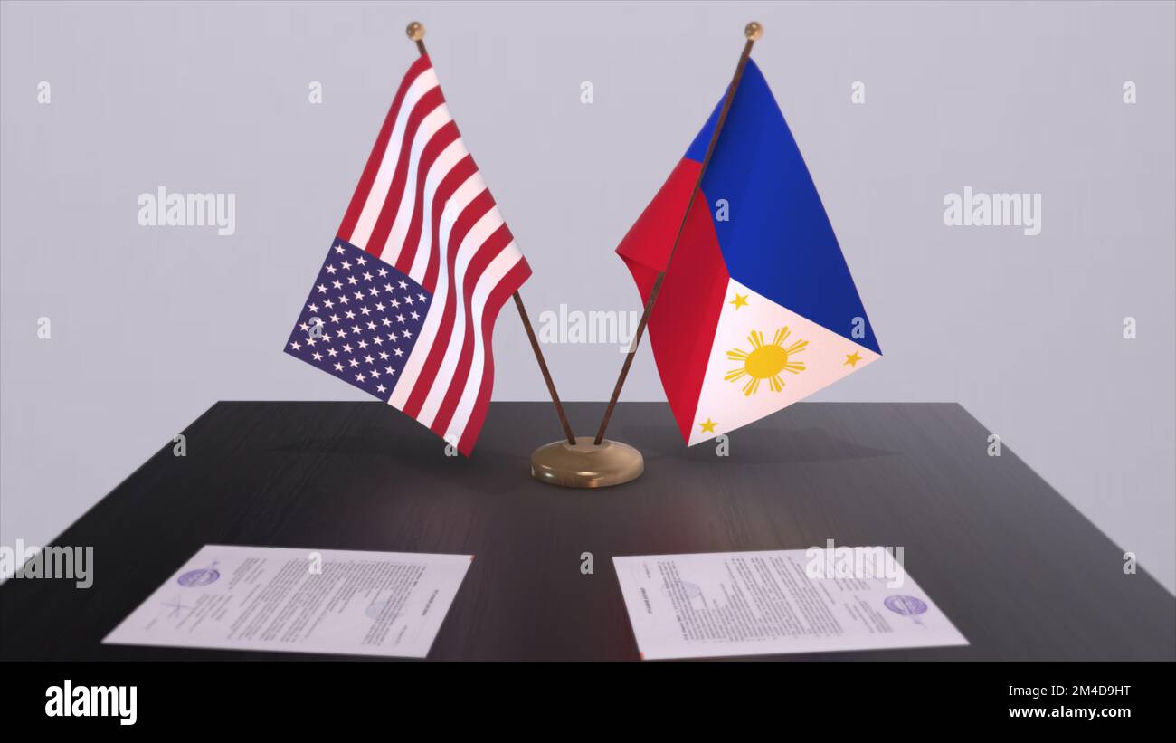 Philippines usa flag hi-res stock photography and images - Alamy