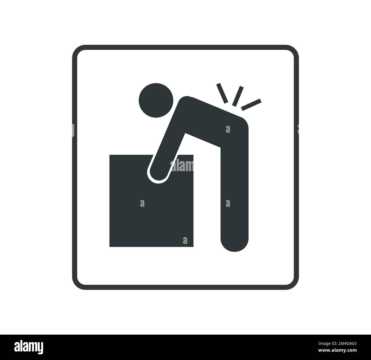 Heavy lift pictogram hi-res stock photography and images - Alamy