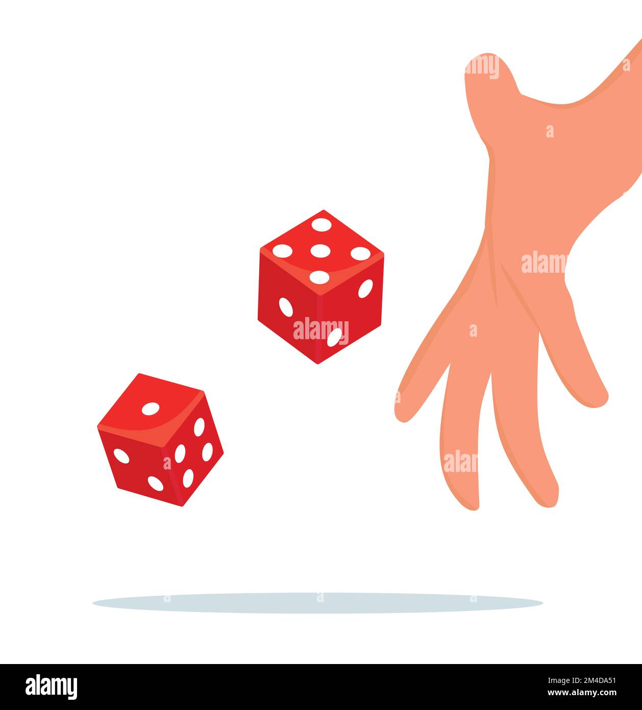 Businessman throwing dice hi-res stock photography and images - Alamy
