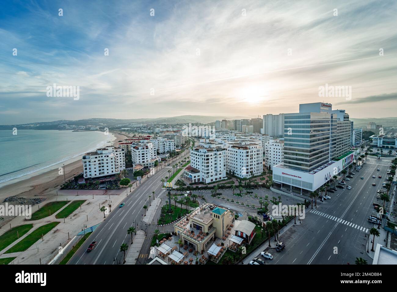 Panoramic view over the buildings downtown Tanger Stock Photo - Alamy