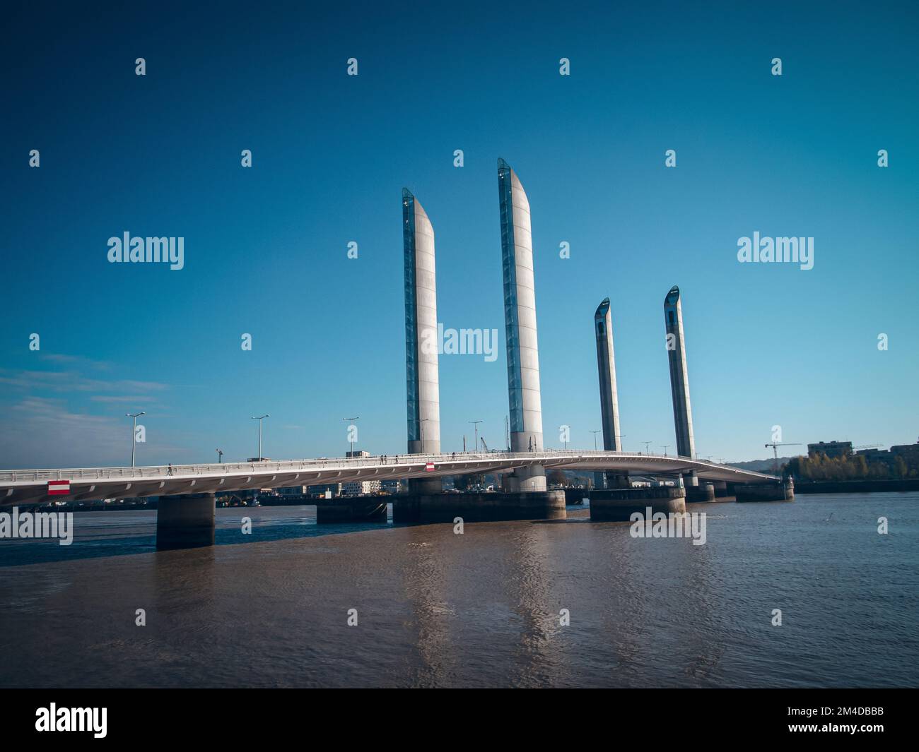 The Pont Jacques Chaban Delmas in Bordeaux Stock Photo - Alamy