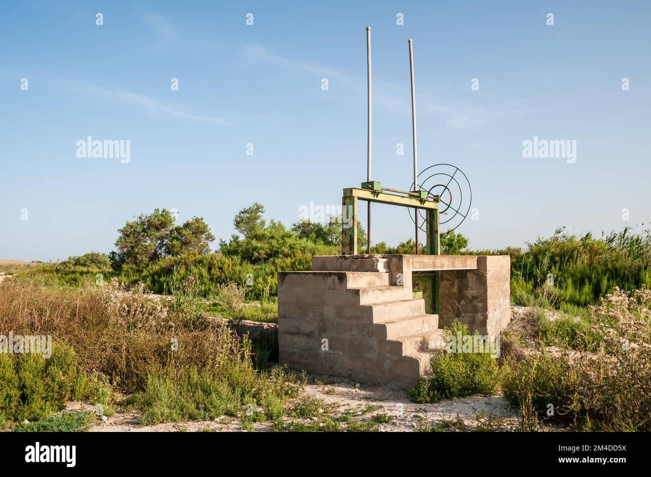 Sluice Gate Mechanism, metal mechanism for raising the gate valves on ...