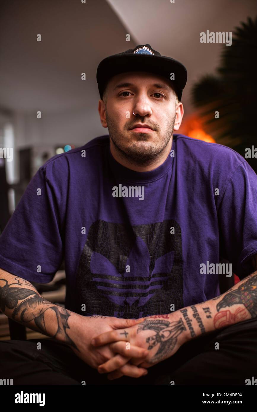 Recording studio photoshoot with Jack Wilson from Fickle Friends in ...