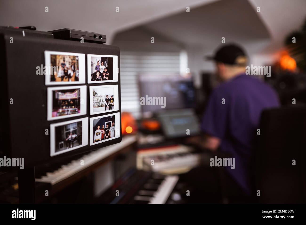 Recording studio photoshoot with Jack Wilson from Fickle Friends in ...
