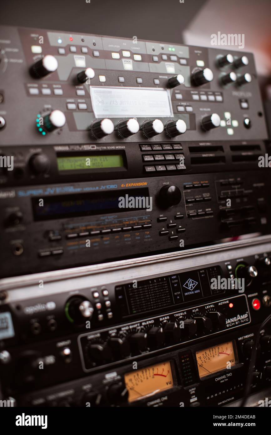 Recording studio photoshoot with Jack Wilson from Fickle Friends in ...