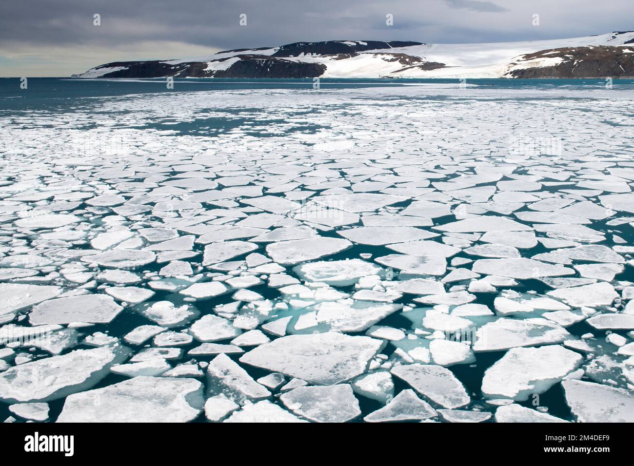 Antarctica, Pitt Point. Broken sea ice landscape Stock Photo - Alamy