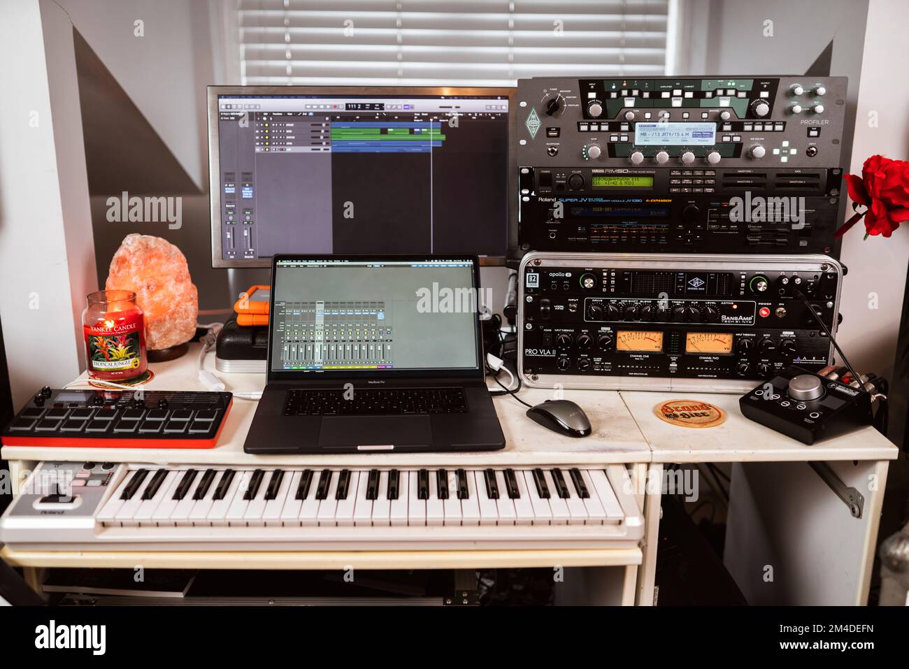 Recording studio photoshoot with Jack Wilson from Fickle Friends in ...