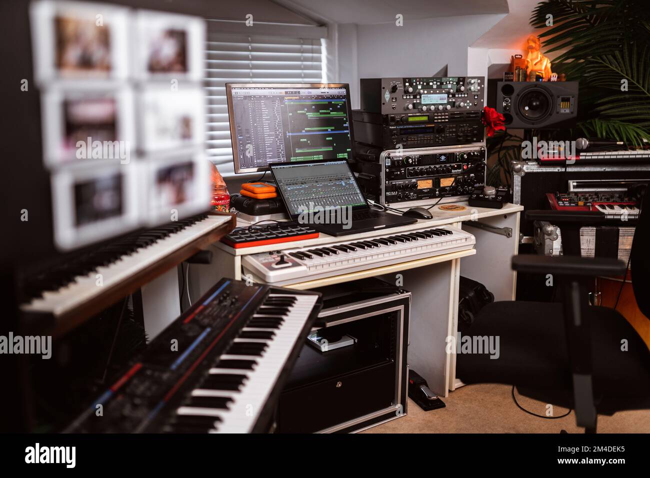 Recording studio photoshoot with Jack Wilson from Fickle Friends in ...