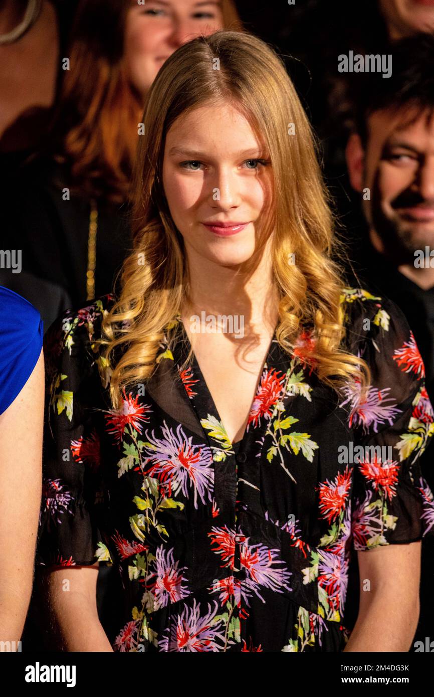 Brussels, Belgium - 20 Dec 2022, Princess Eleonore of Belgium pose for ...