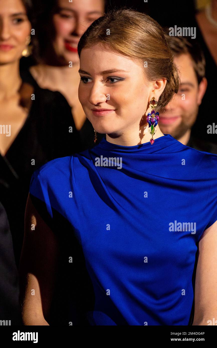 Brussels, Belgium - 20 Dec 2022, Princess Elisabeth of Belgium pose for ...