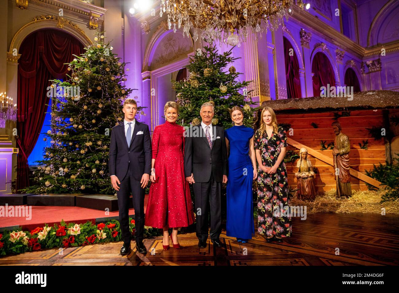 Brussels, Belgium - 20 Dec 2022, King Philippe, Filip of Belgium and ...