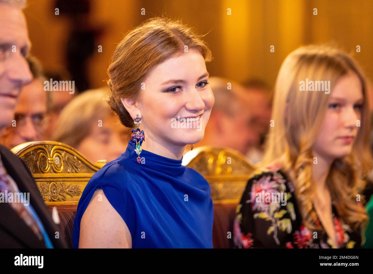 Brussels, Belgium - 20 Dec 2022, Princess Elisabeth of Belgium pose for ...
