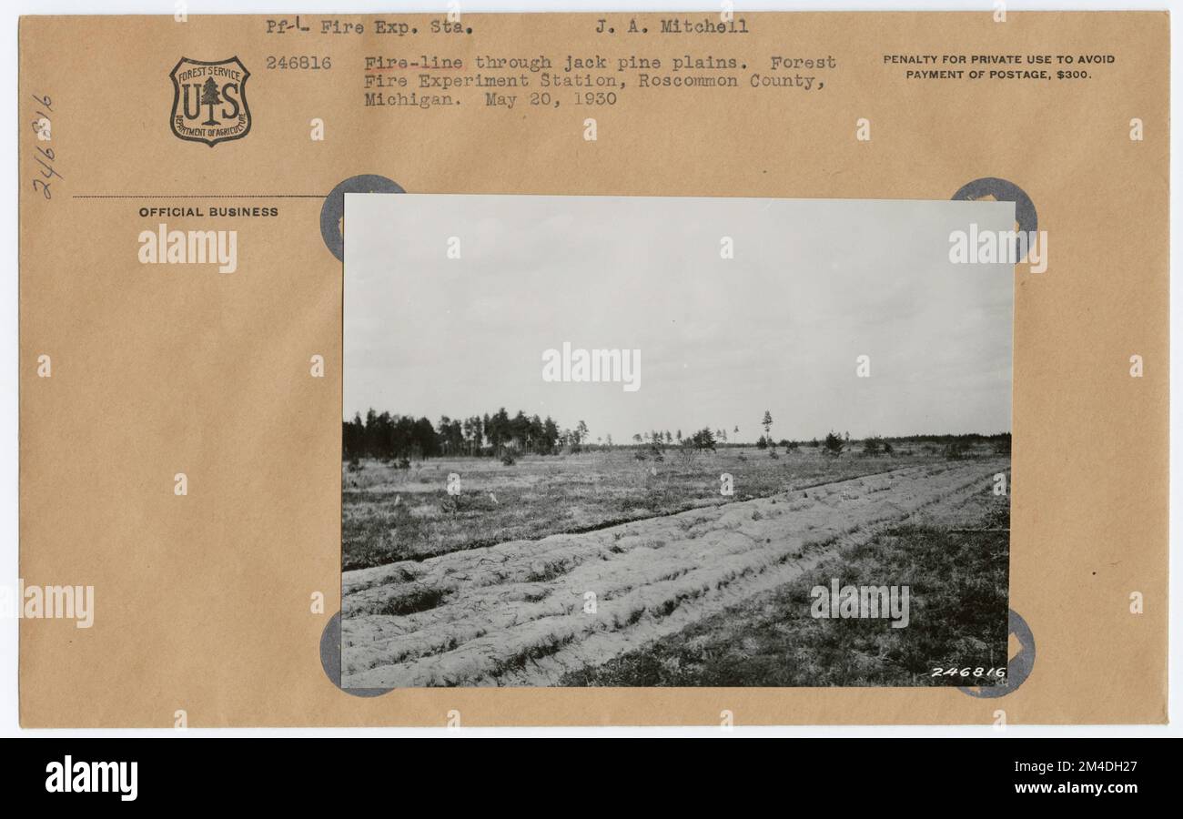 Presuppression - Fuel Breaks, General. Photographs Relating to National ...