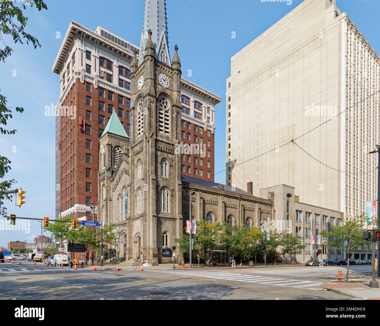 Cleveland landmark Old Stone Church was built in 1855, designed by ...