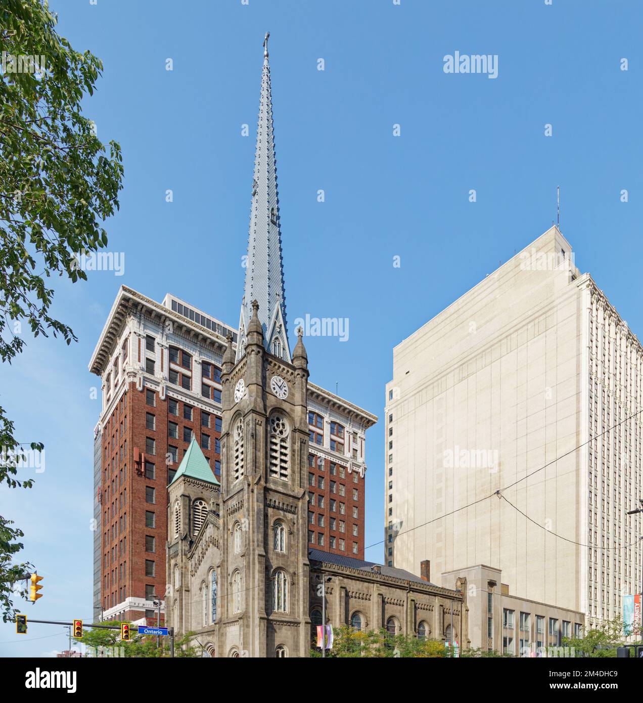 Cleveland landmark Old Stone Church was built in 1855, designed by ...