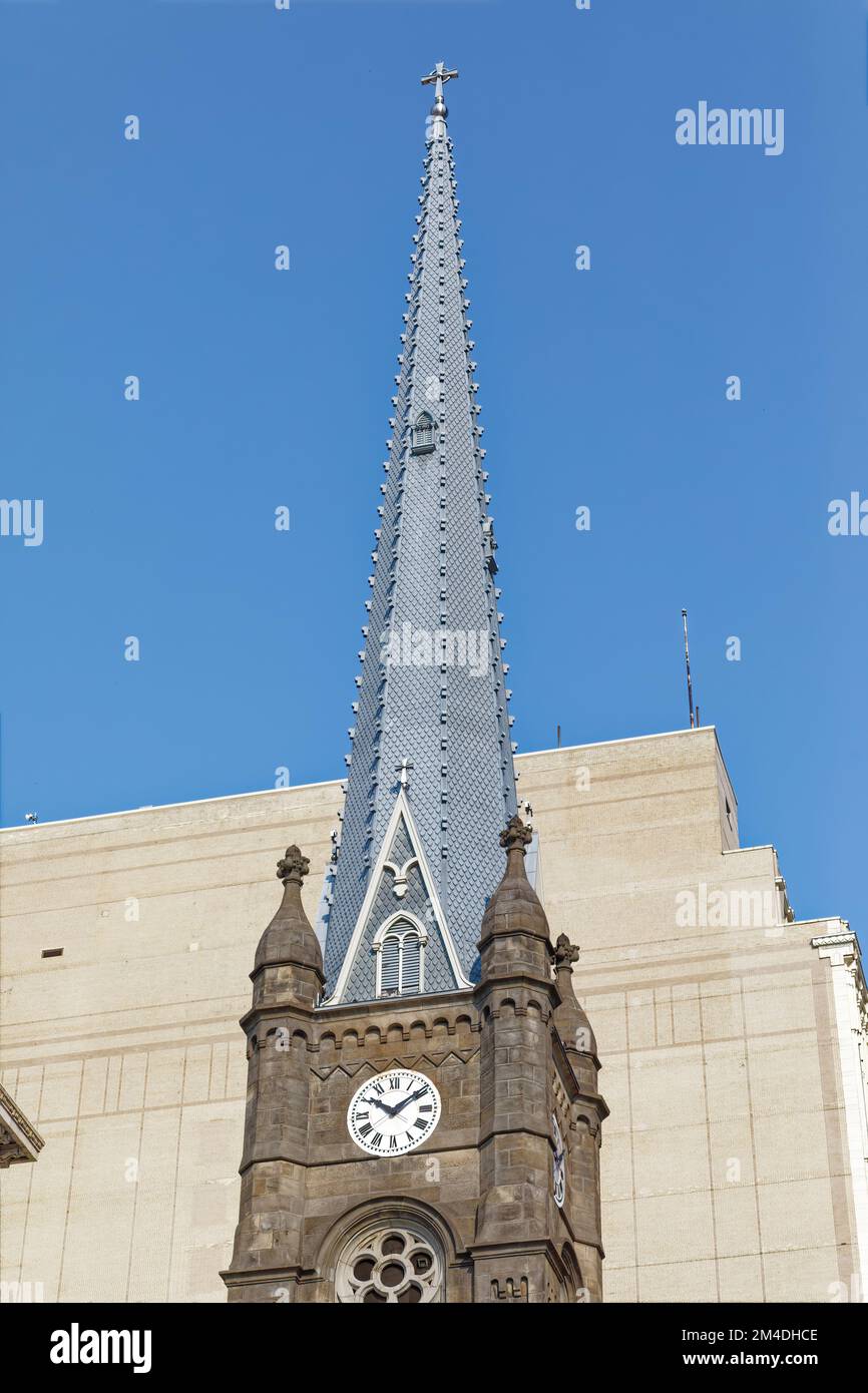 Cleveland landmark Old Stone Church was built in 1855, designed by ...