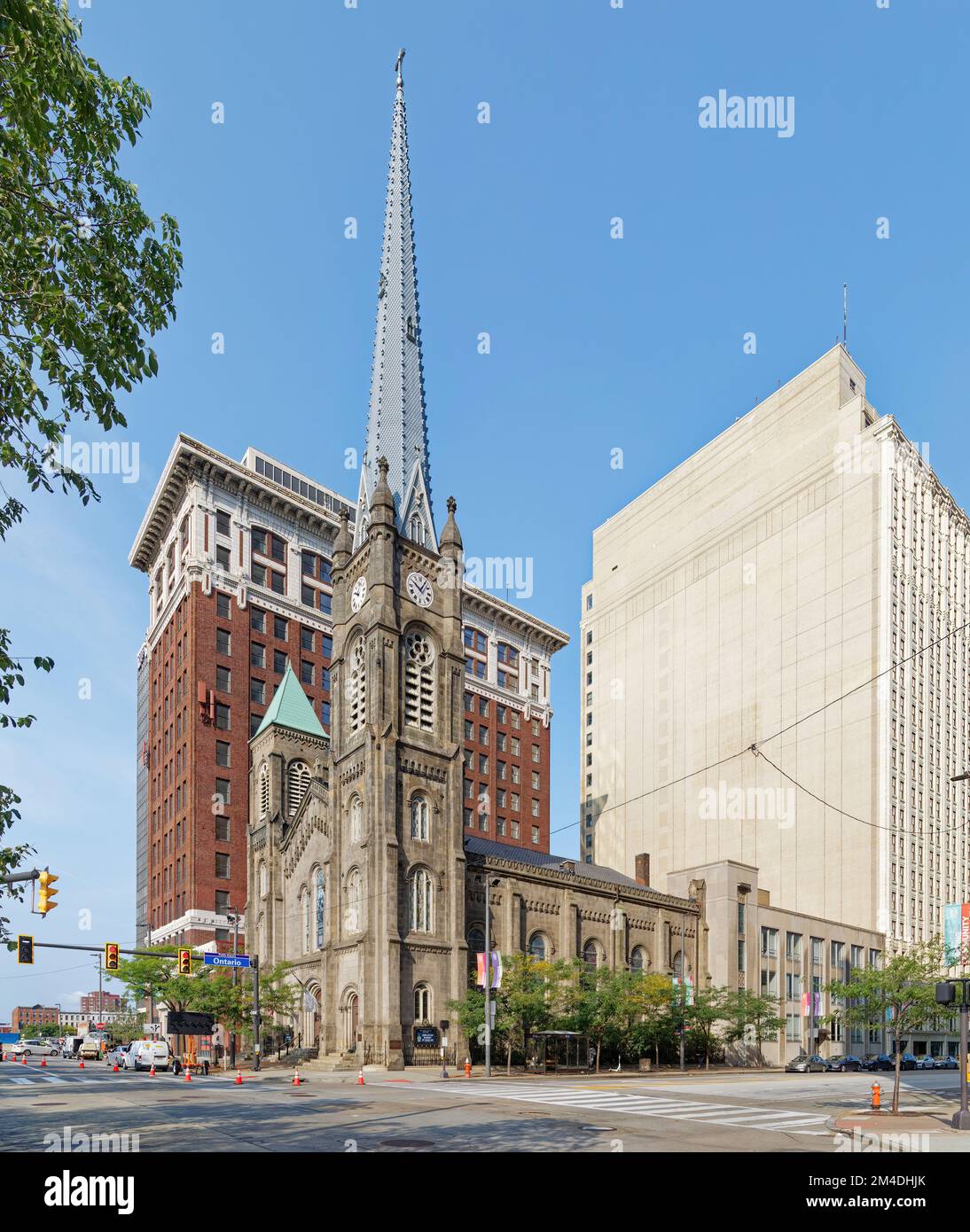 Cleveland landmark Old Stone Church was built in 1855, designed by ...