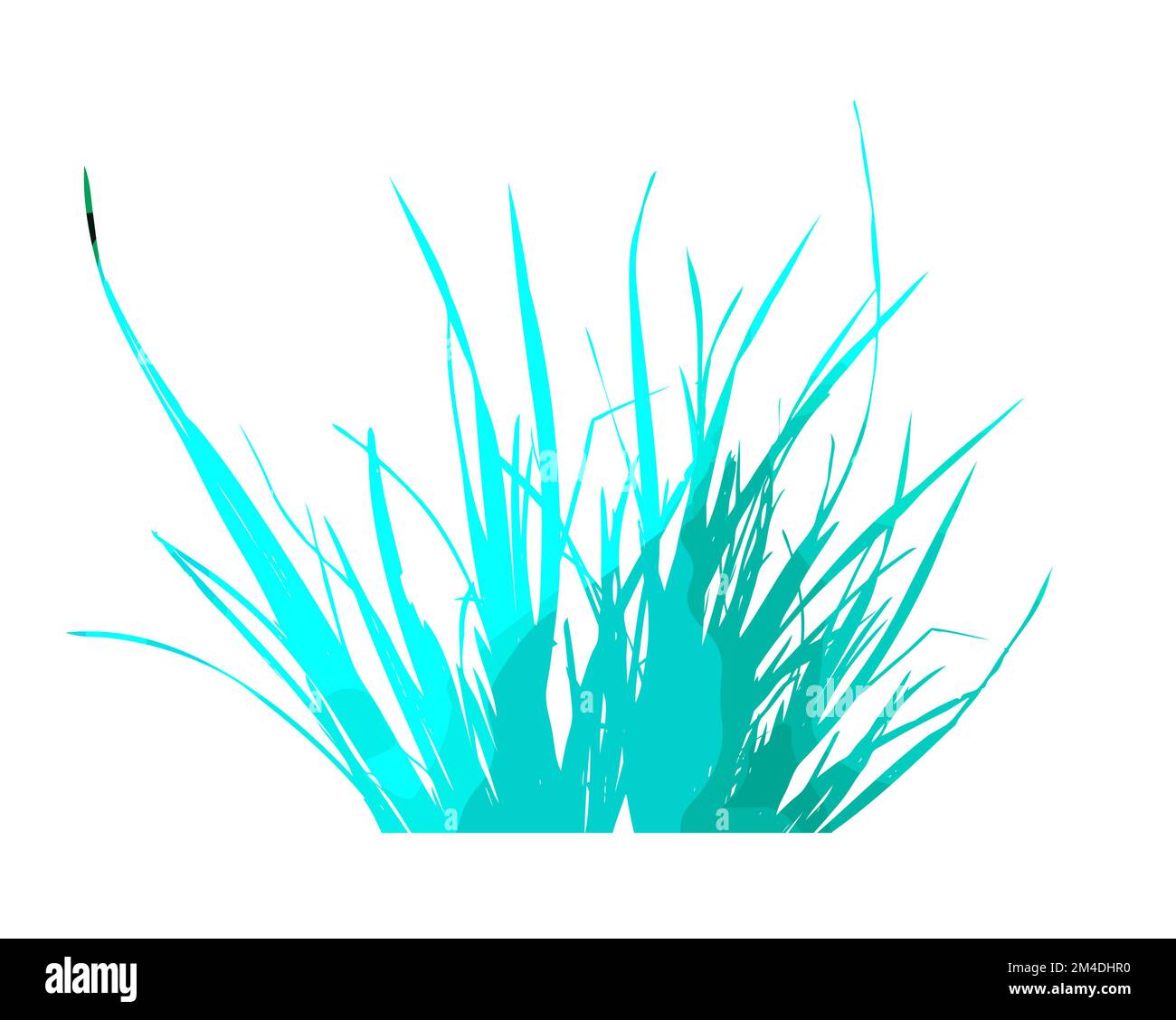 Vector green watercolor natural, organic, bio, eco label and shape ...