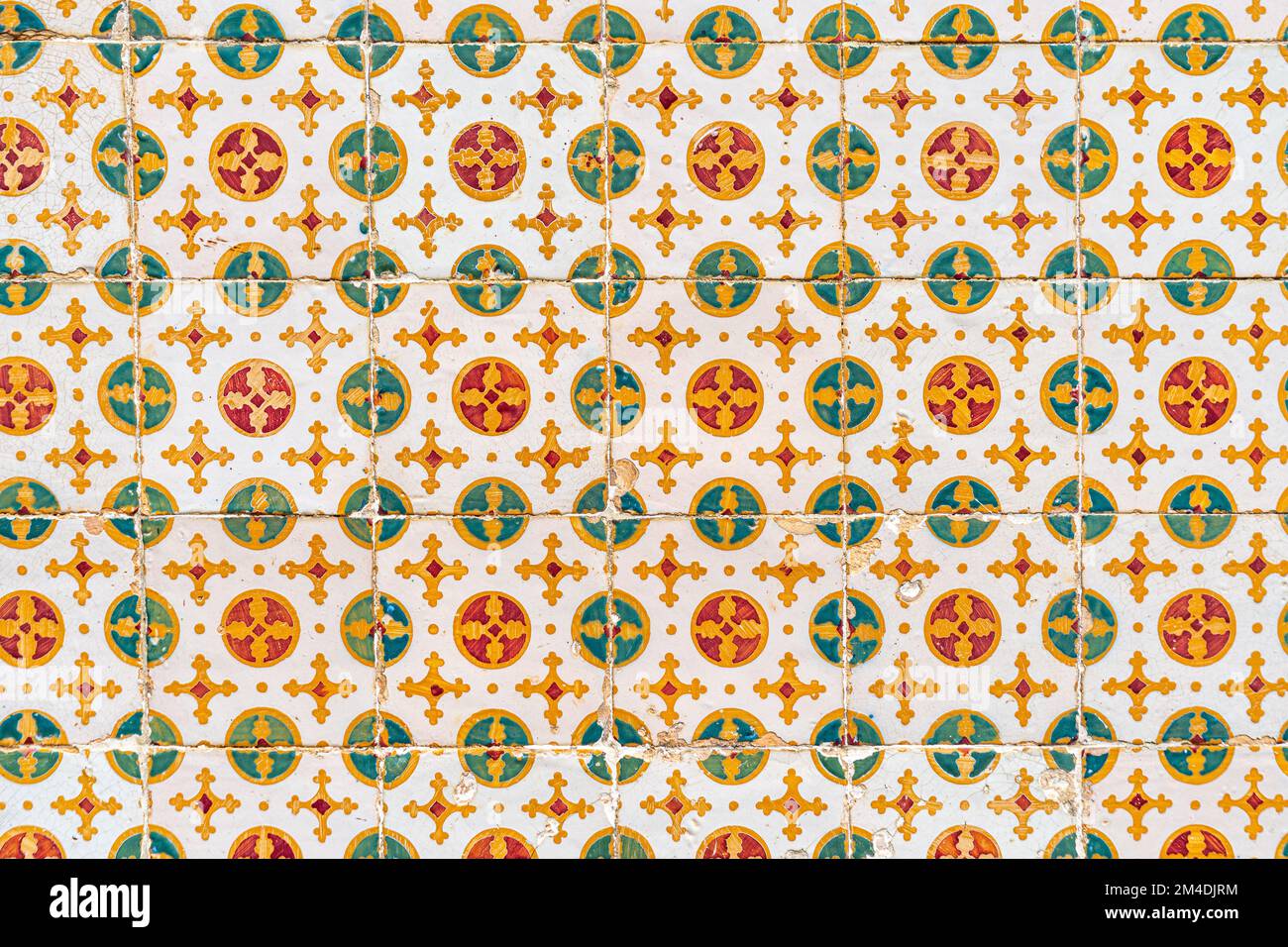 Traditional coloroful portuguese tile Azulejo Stock Photo - Alamy