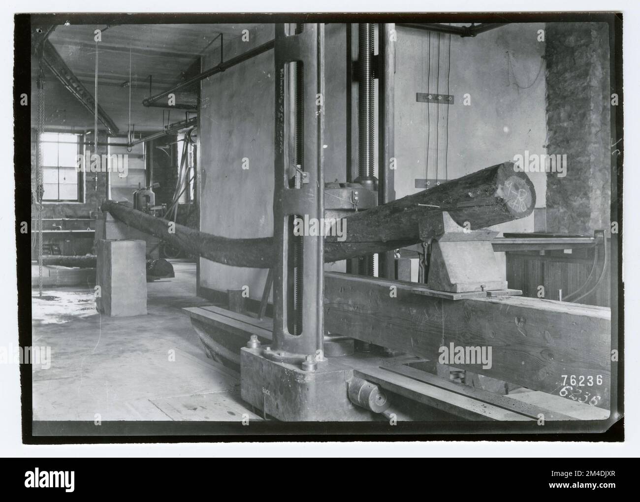 Lab Testing Wood Structural Characters. Photographs Relating to ...