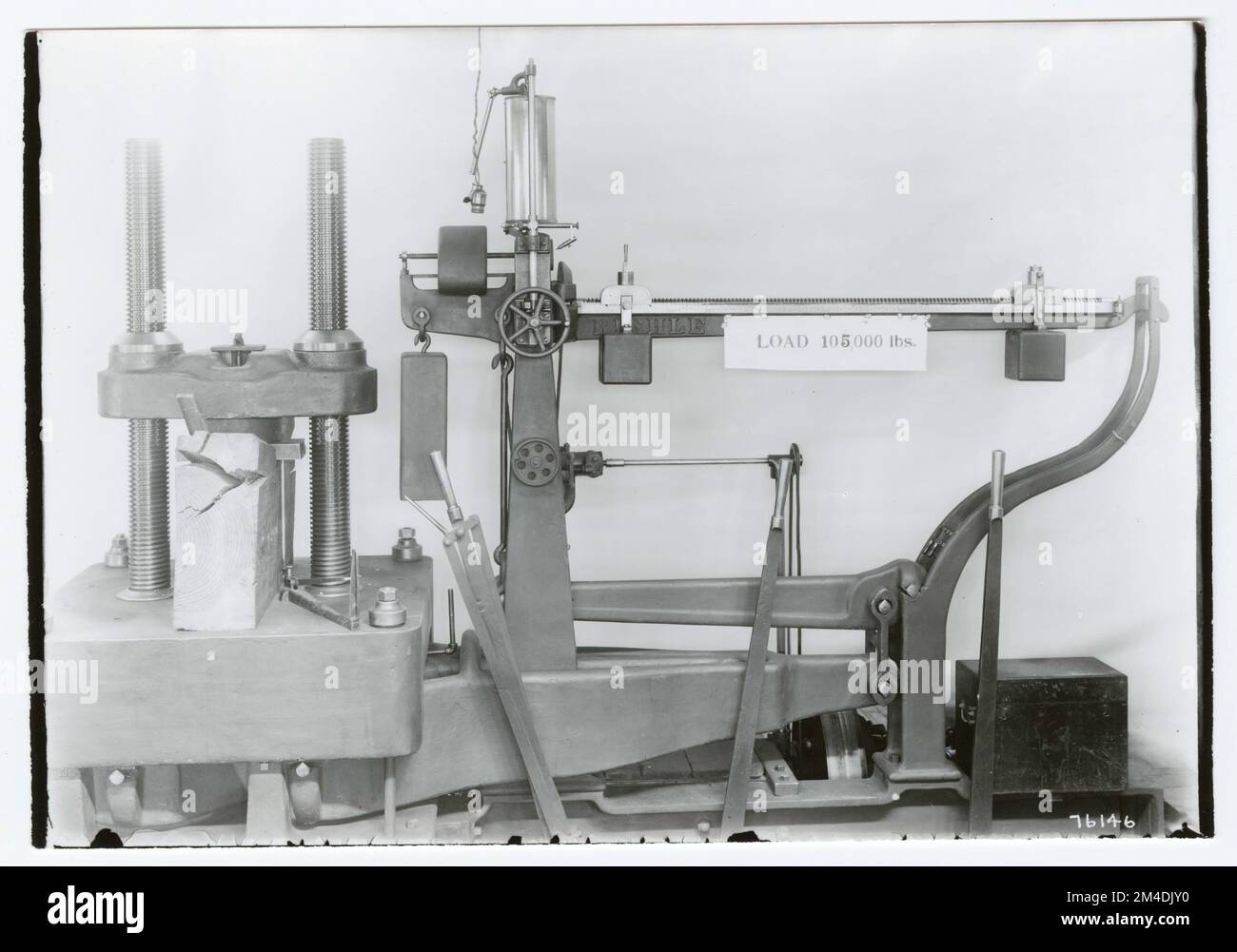 Lab Testing Wood Structural Characters. Photographs Relating to ...