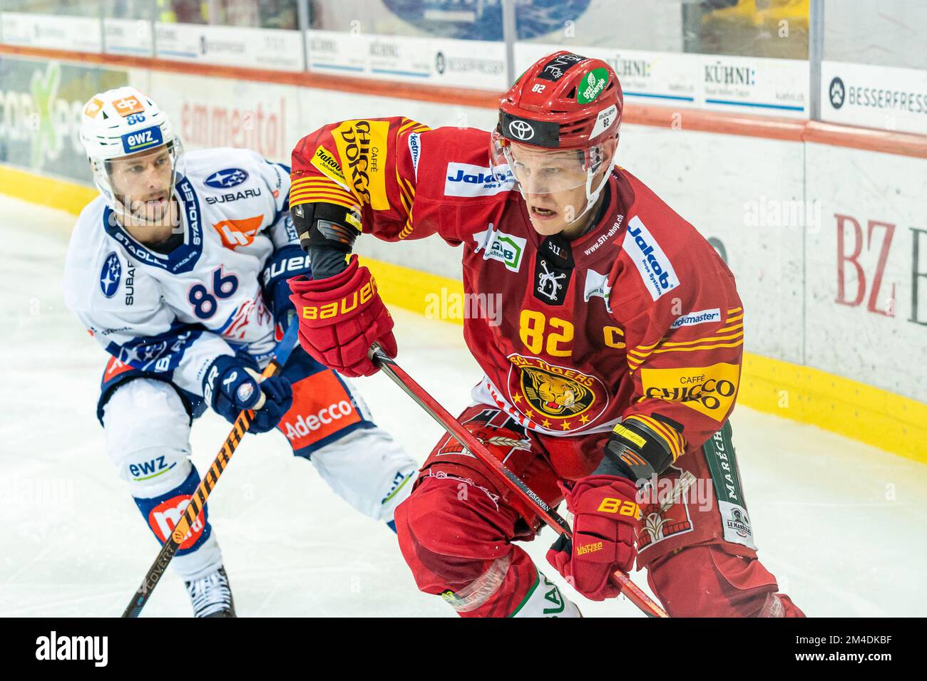 December 20th, 2022, Langnau im Emmental, Ilfishalle, NL: SCL Tigers ...