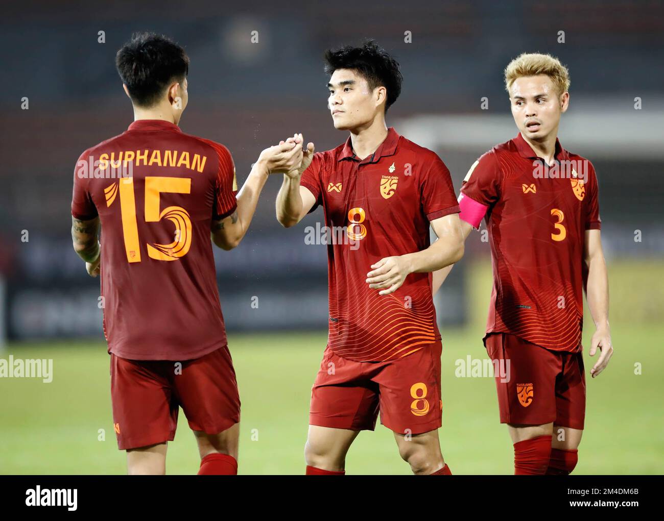 Kuala Lumpur, Malaysia. 20th Dec, 2022. Suphanan Bureerat (L), Peeradol Chamrasamee (C ...