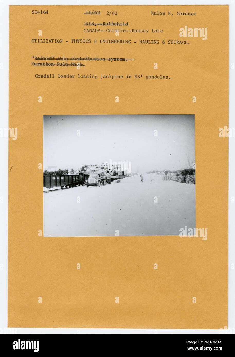 Wood Utilization. Photographs Relating to National Forests, Resource ...