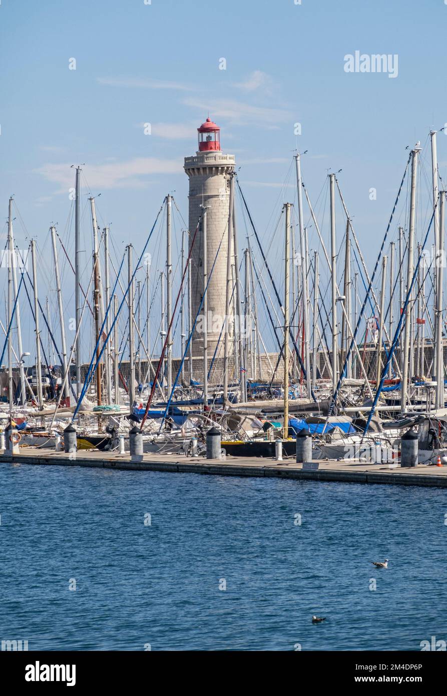 France, Sete, Old Port, Saint Louis Lighthouse, marina Stock Photo - Alamy