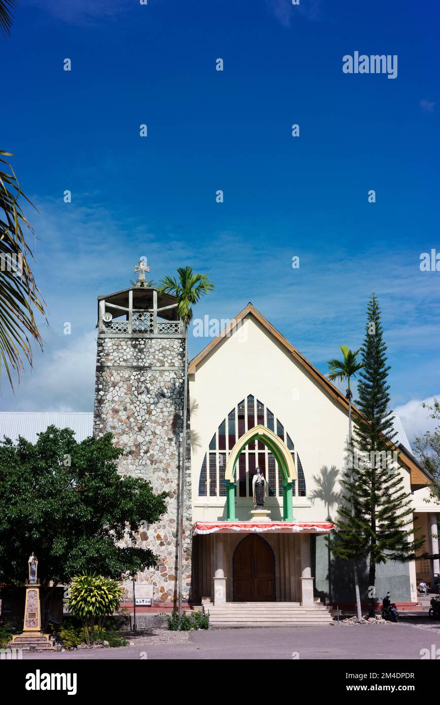 Catholic church in Kefamenanu (Kefa Stock Photo - Alamy