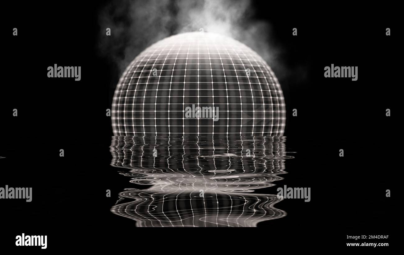 Globe metaverse background. Futuristic technology background. Digital ...