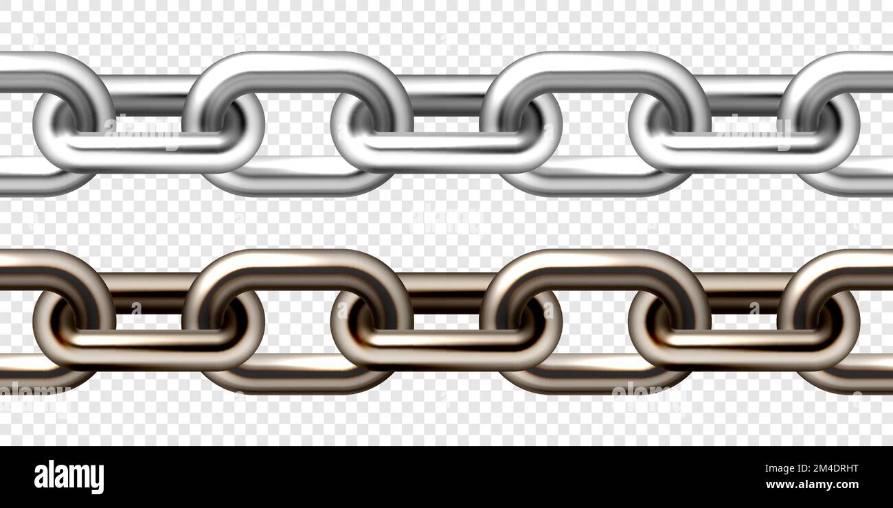 Connected by metal links Stock Vector Images - Alamy